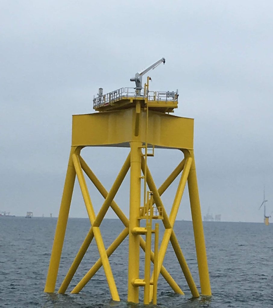 Offshore wind substations - see more about the power generation.